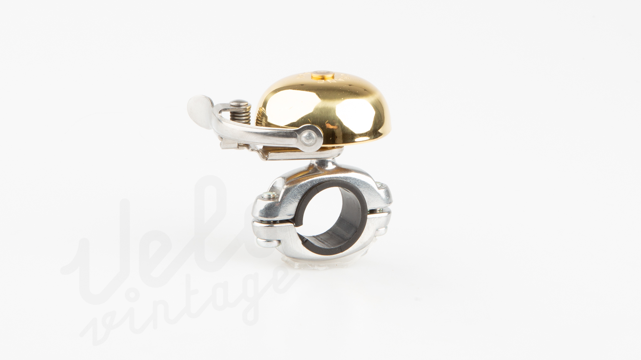 Crane Bell Mini Suzu Ringeklokke | Die Cast Mount | Messing Guld | CR-MKNDC-GL | velovintage.dk