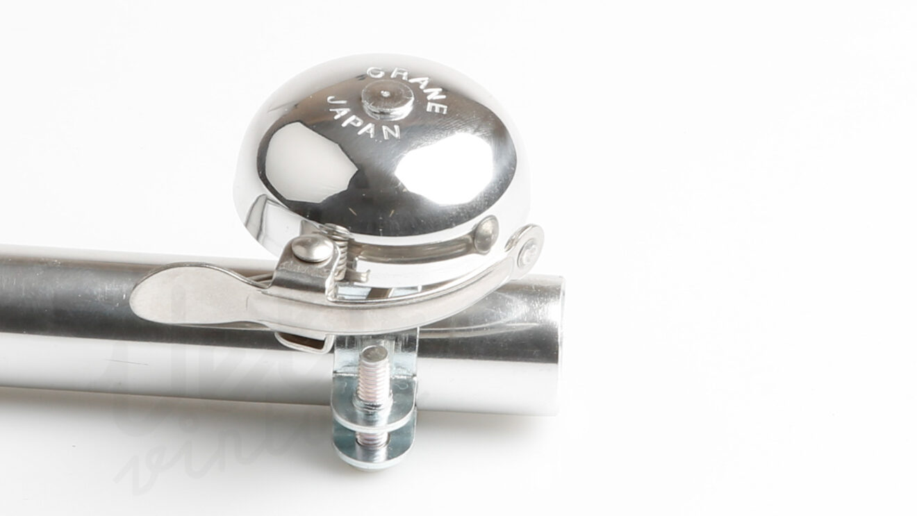 Crane Japan Bell Mini Suzu | Alu poliert – Velovintage