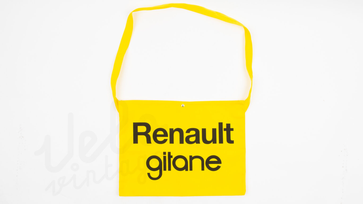 Musette de course rétro dans l'équipe Renault Gitane | Jaune – Vélovintage